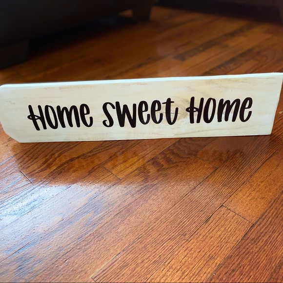 Hand Crafted | Wall Decor | Handcrafted Wooden Home Sweet Home Sign ...